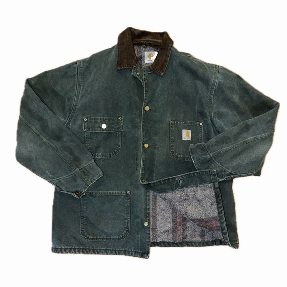 Carhartt | Jackets & Coats | Vtg Carhartt Cb43 Detroit Blanket Lined Chore Jacket | Poshmark
